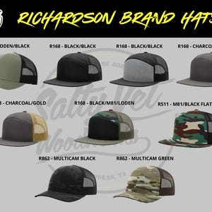 USMC 3rd Battalion 8th Marines Leather Hat Patch Richardson Hat Mesh ...