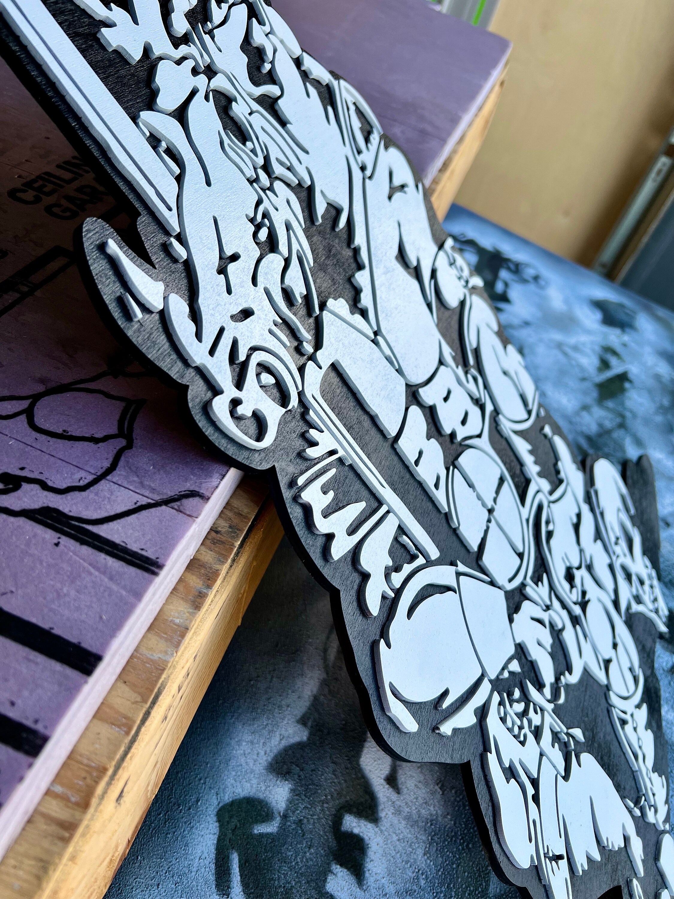 USMC Scout Sniper HOG Symbol 24” X 20" Laser Cut Wall Sign - Etsy