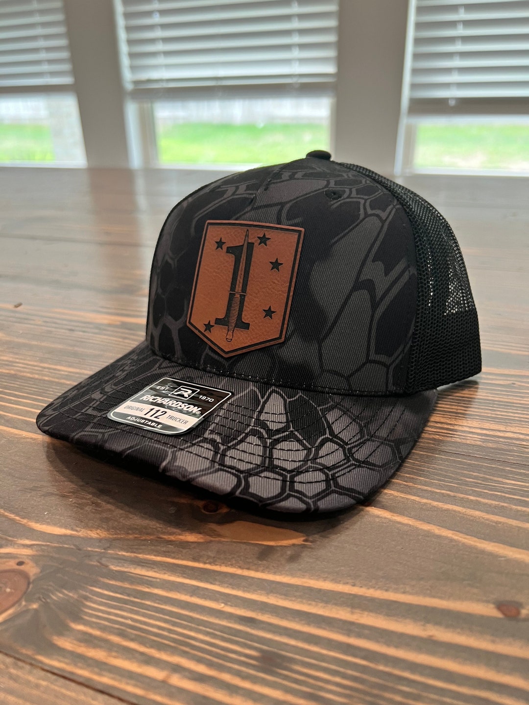 USMC MARSOC 1st Marine Raider Battalion Leather Patch Richardson Hat - Etsy