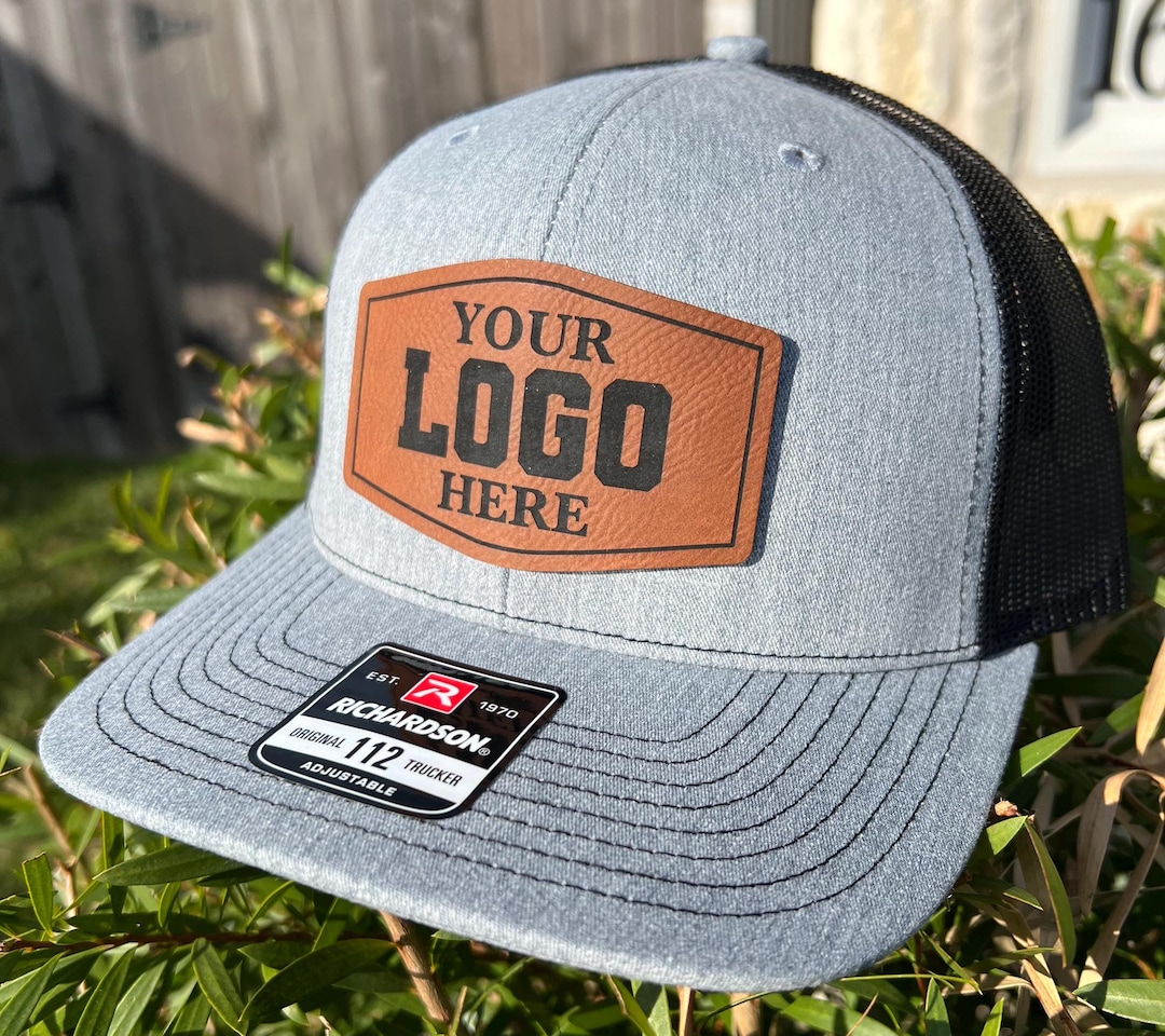 Personalized Engraved Leatherette Business Hats - Richardson Corporate ...