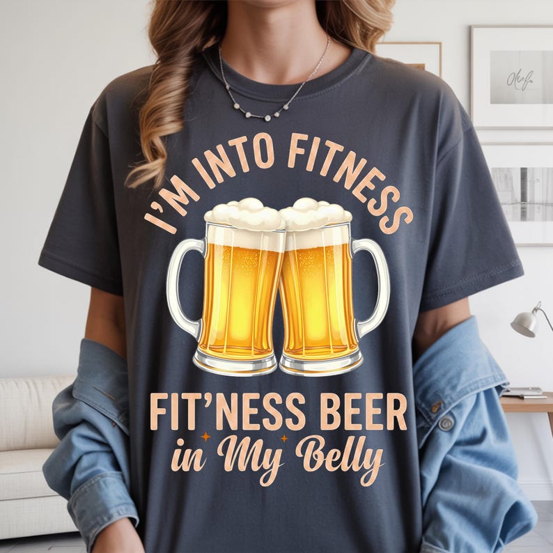 Funny Gym Workout Humor PNG, Will Work for Beer Sublimation File ...