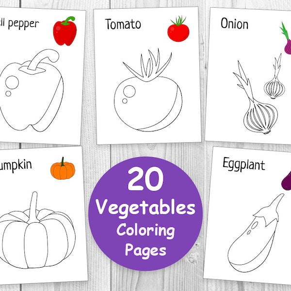 15 Fruits Coloring Pages, Fruit Coloring Pages, Fruit Coloring Book for ...