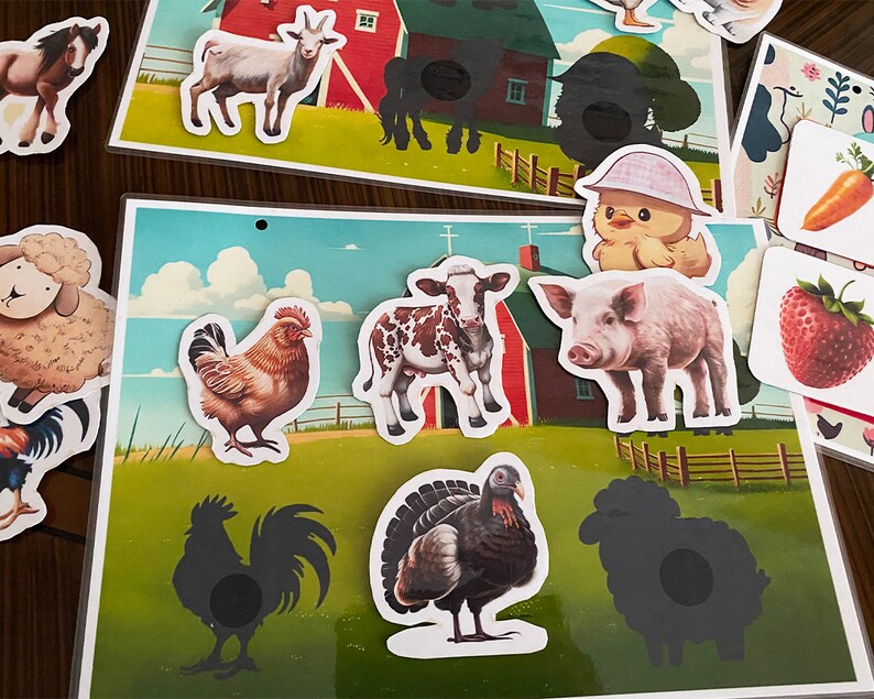 Farm Busy Book Printable Toddler Activities Farm Animals Busy - Etsy
