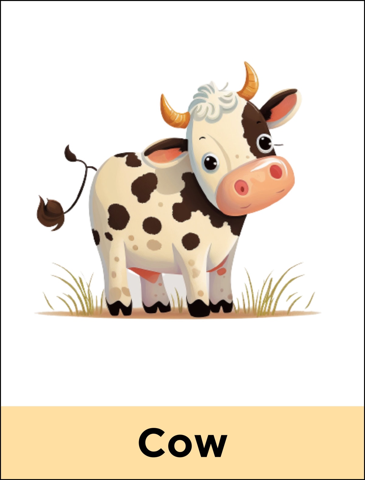 20 Farm Animals Flashcards, Farm Flash Cards, Pre-school Flashcards ...