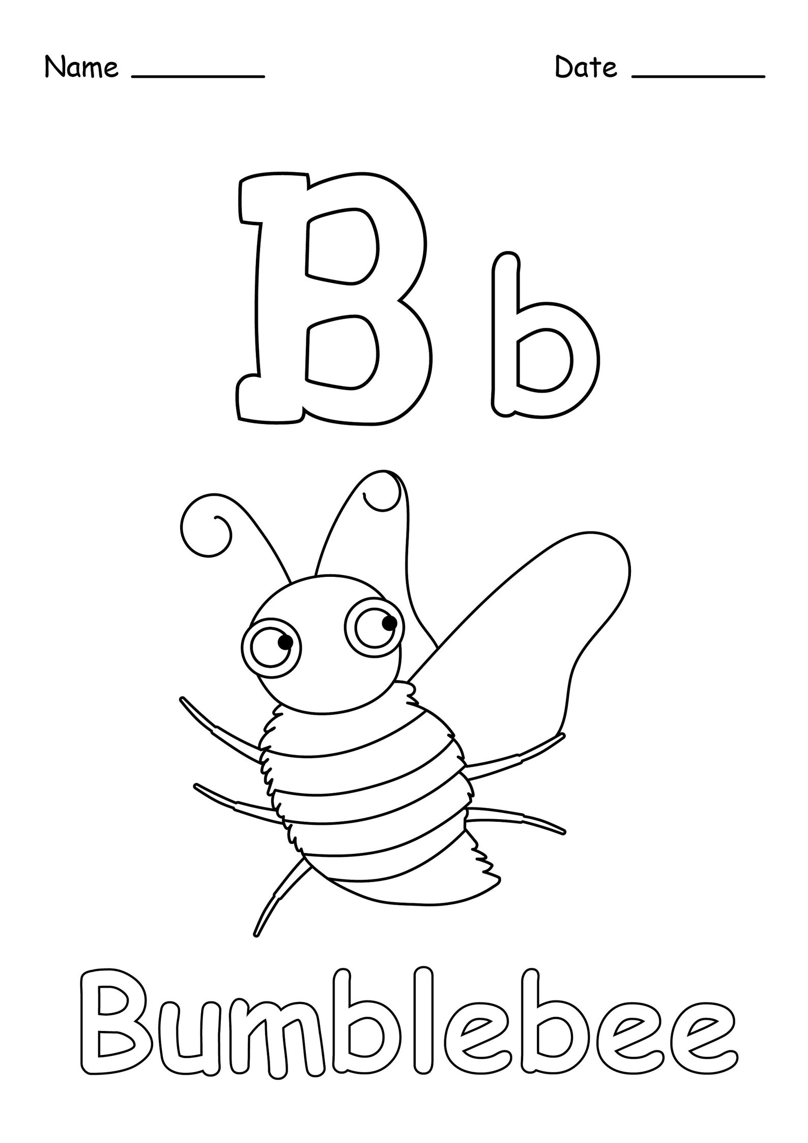 Alphabet Coloring Pages, Preschool Activity,from A to Z 26 Pages ...