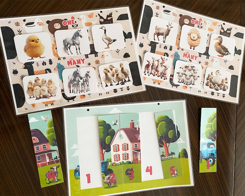 Farm Busy Book Printable Toddler Activities Farm Animals Busy - Etsy