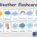 Toddler Weather Flash Cards, 12 Nomenclature Cards, Homeschool ...