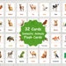 32 Domestic Animals Flashcards, Farm Animals Flashcards, Animals ...