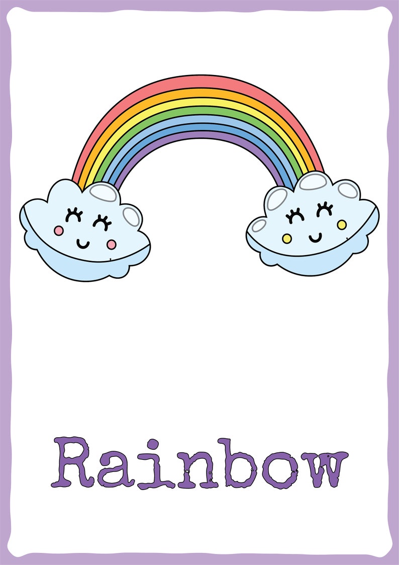 Toddler Weather Flash Cards, 12 Nomenclature Cards, Homeschool ...