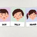 Feelings Faces Flashcards, Emotion Flashcards, Kids Emotions and ...