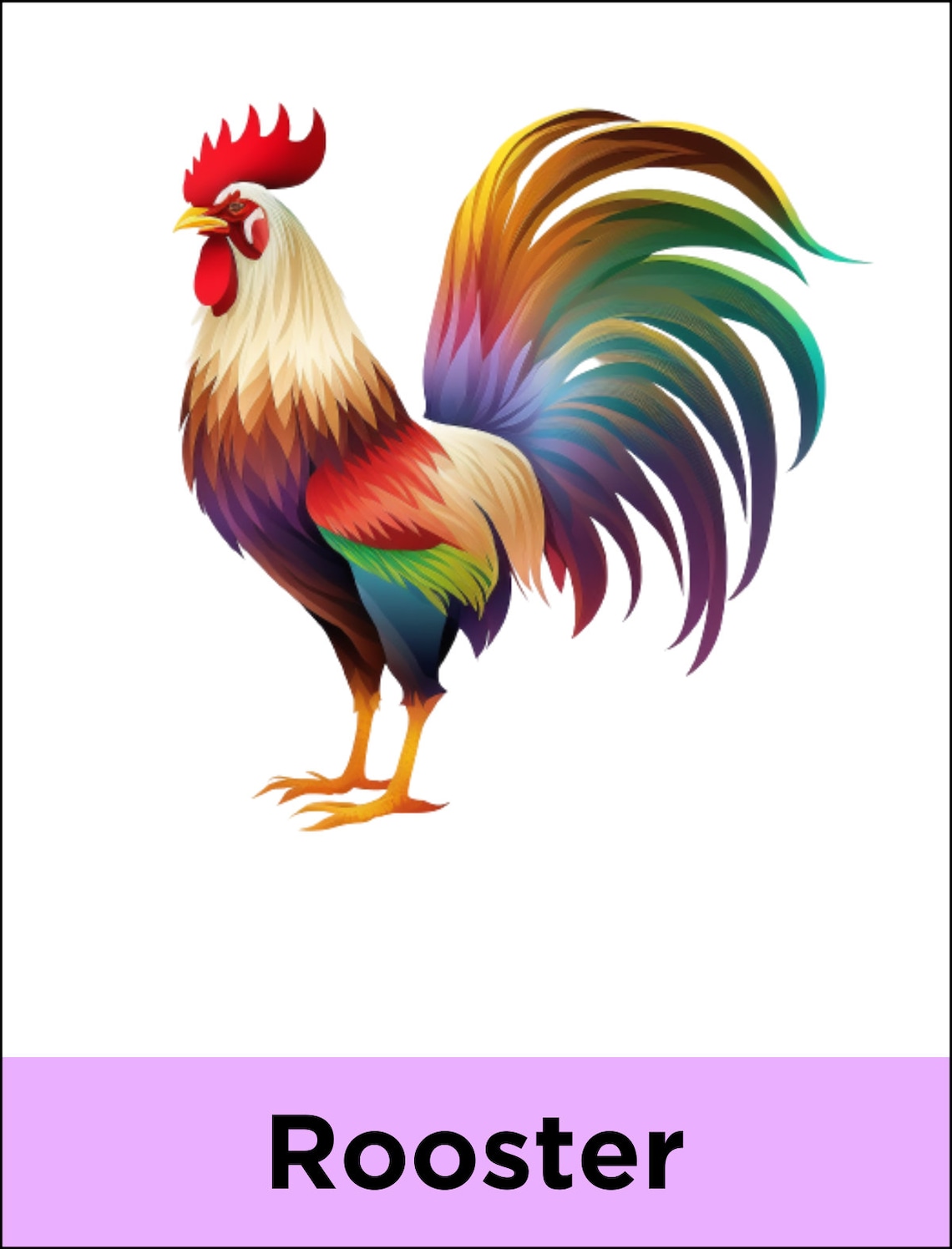 20 Farm Animals Flashcards, Farm Flash Cards, Pre-school Flashcards ...