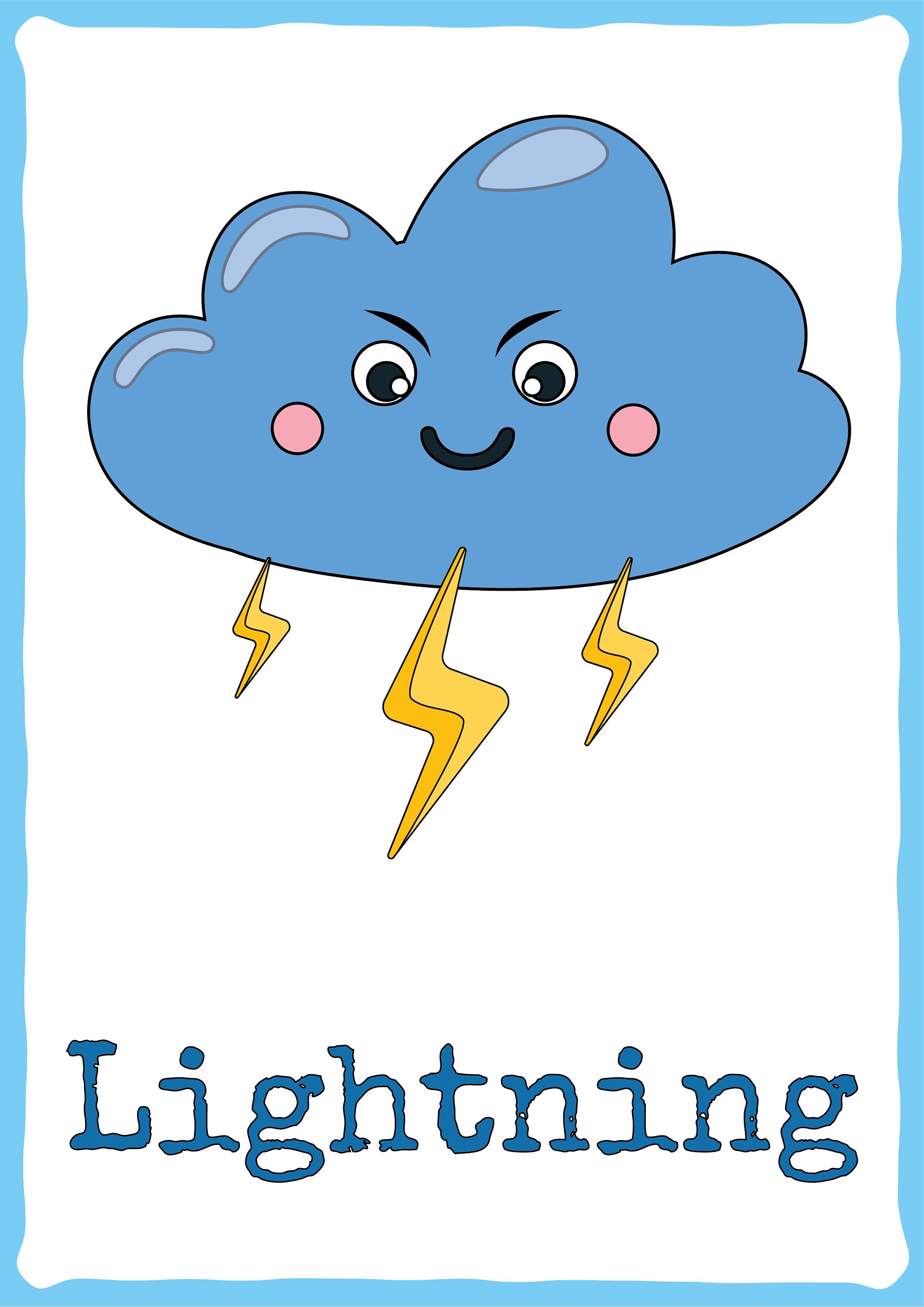 Toddler Weather Flash Cards, 12 Nomenclature Cards, Homeschool ...