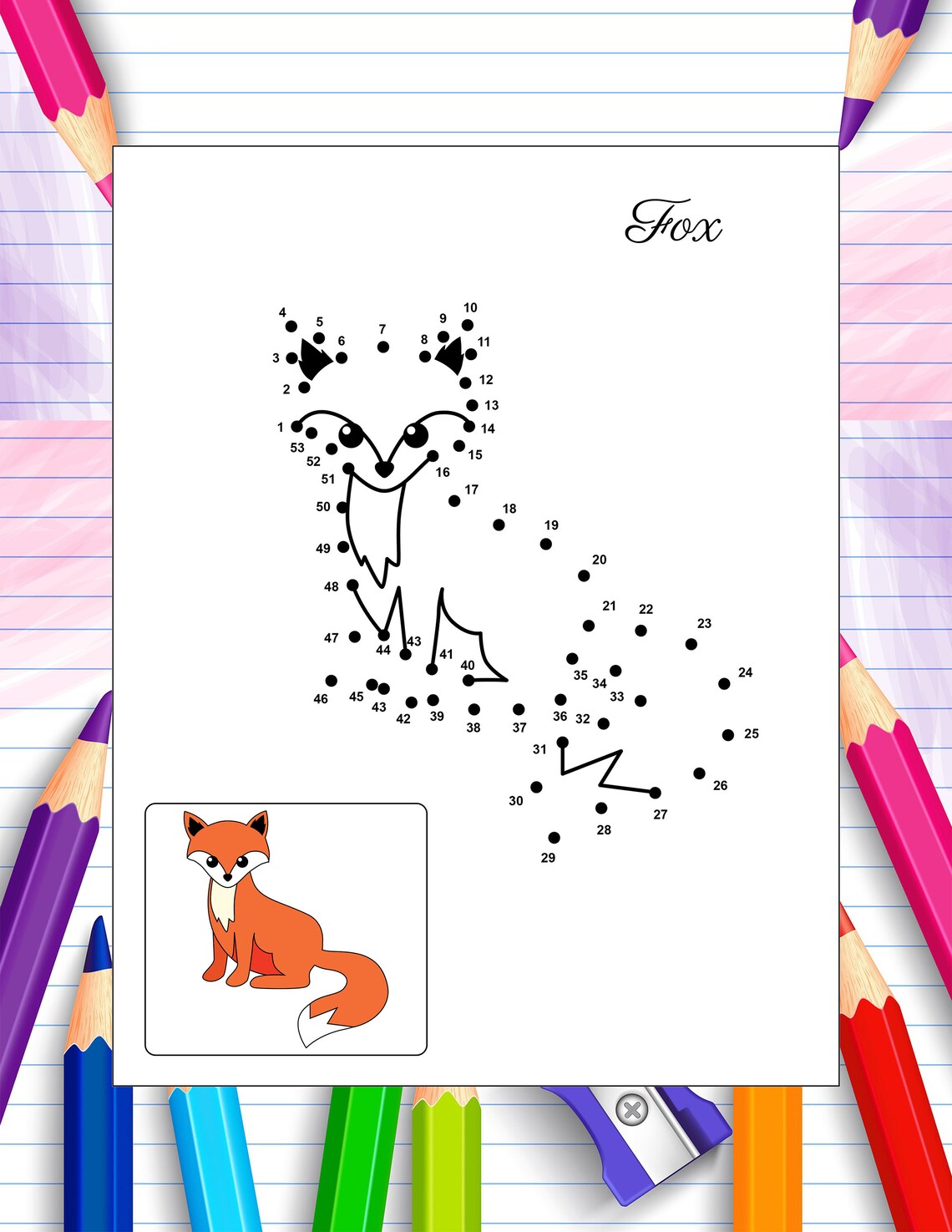 Dot to Dot Book for Kids PDF, Connect the Dots Printable, Dot to Dot ...