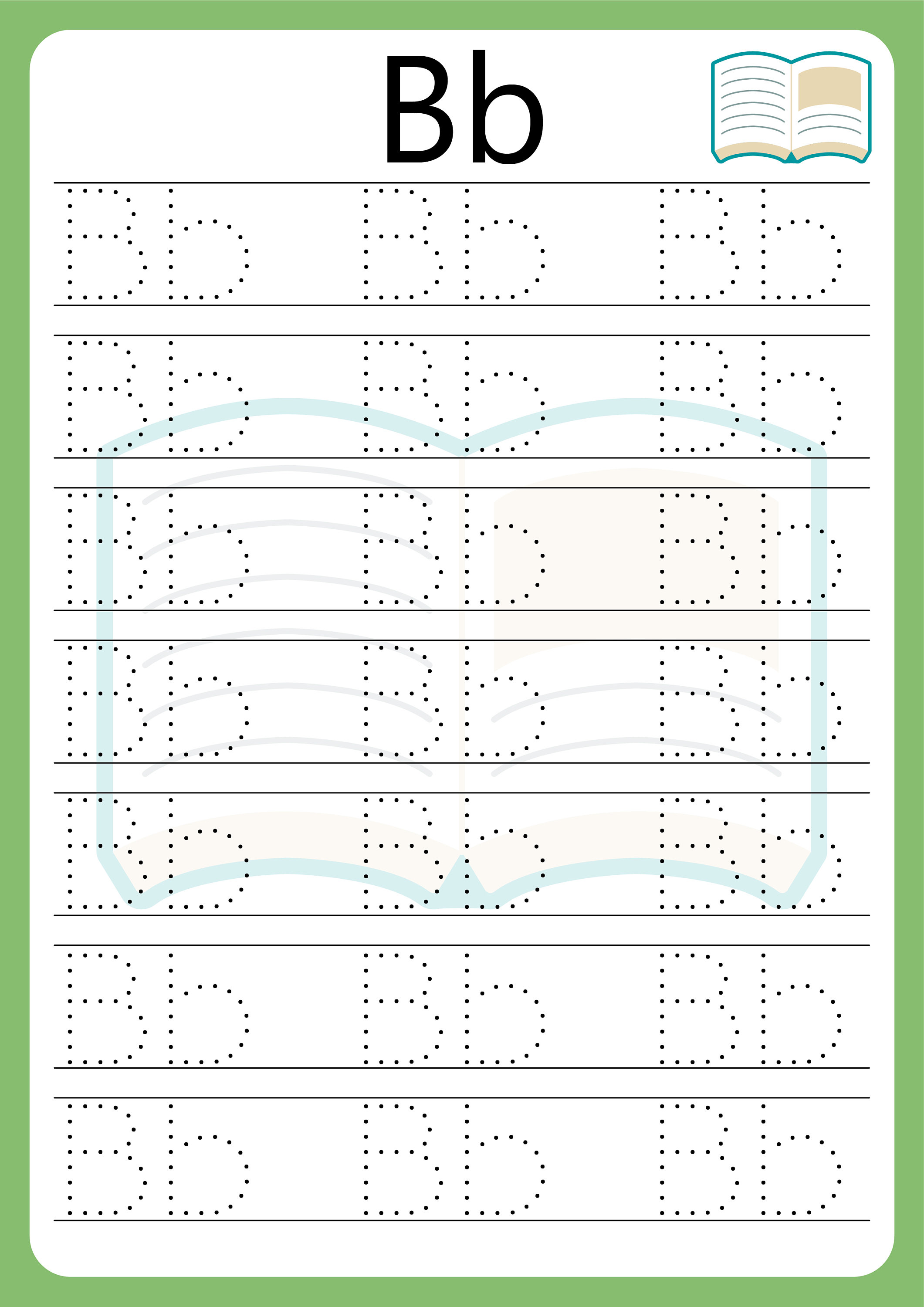 Alphabet Tracing Worksheets, ABC Letter Tracing, Alphabet Activity ...