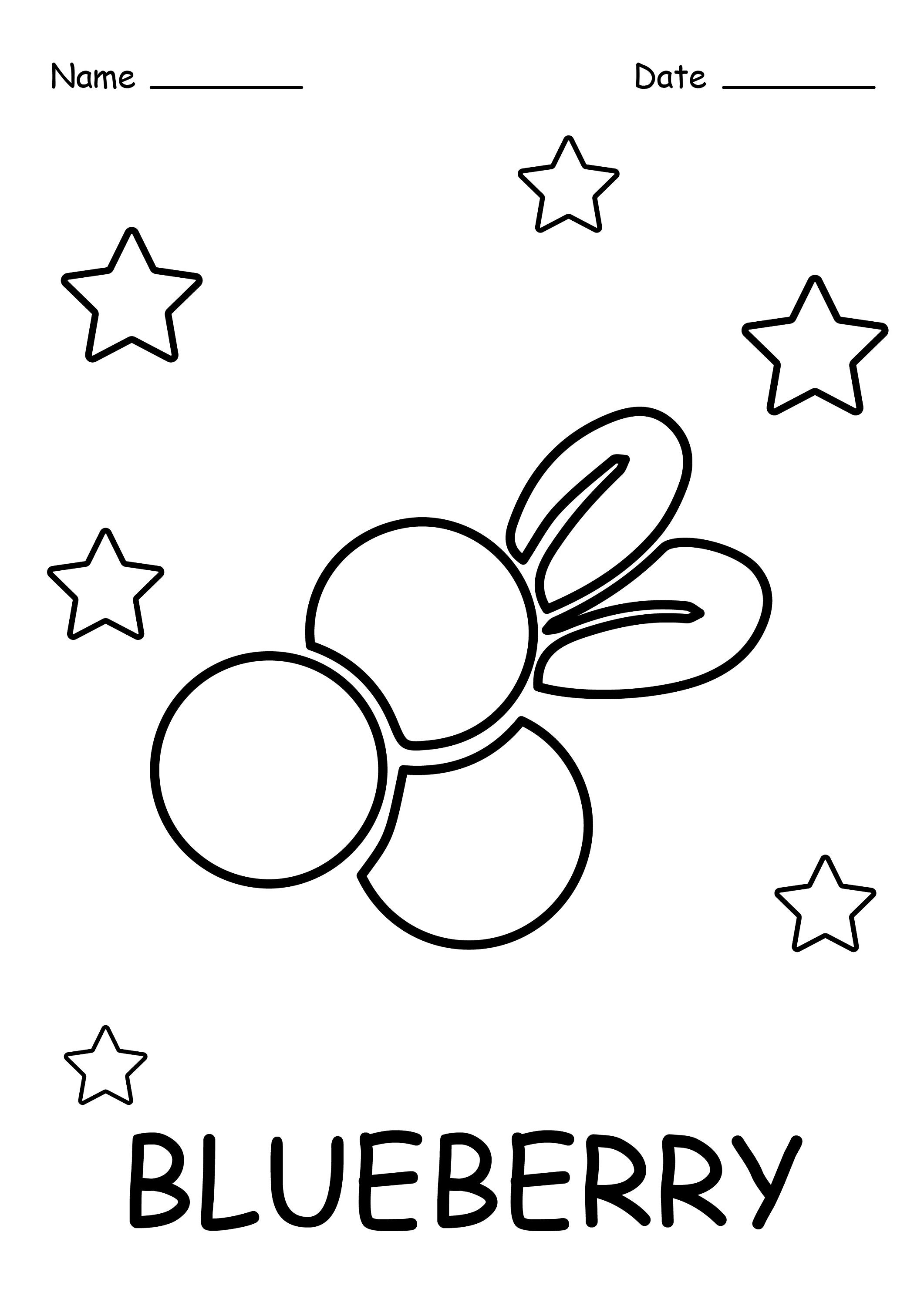 Bundle Fruits and Vegetables Coloring Pages Fruits and - Etsy