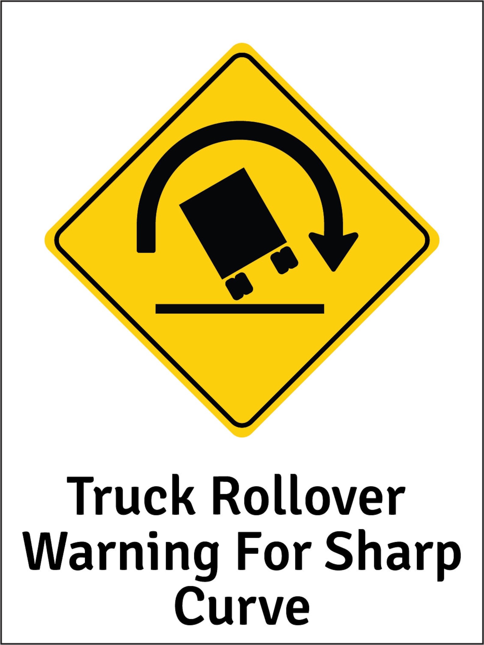 USA Traffic Signs, Road Signs Test Flash Cards, USA Warning Signs ...