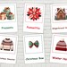 40 Winter Flashcards, Printable Christmas Flashcards, Winter Vocabulary ...