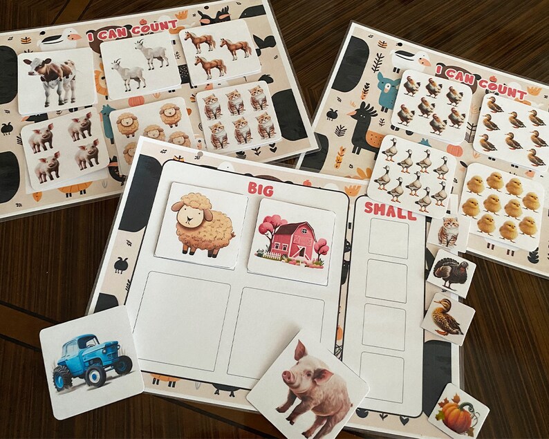 Farm Busy Book Printable Toddler Activities Farm Animals Busy - Etsy