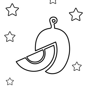 Bundle Fruits and Vegetables Coloring Pages, Fruits and Vegetables ...