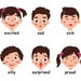 Feelings Faces Kids Png, Happy, Emotions Clipart, Angry, Educational ...