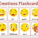 Feelings Faces, Emotion Flashcards, Kids Emotions and Feelings Cards ...