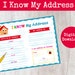 Address Kids Activity, Address Practice, Homeschool Printable ...