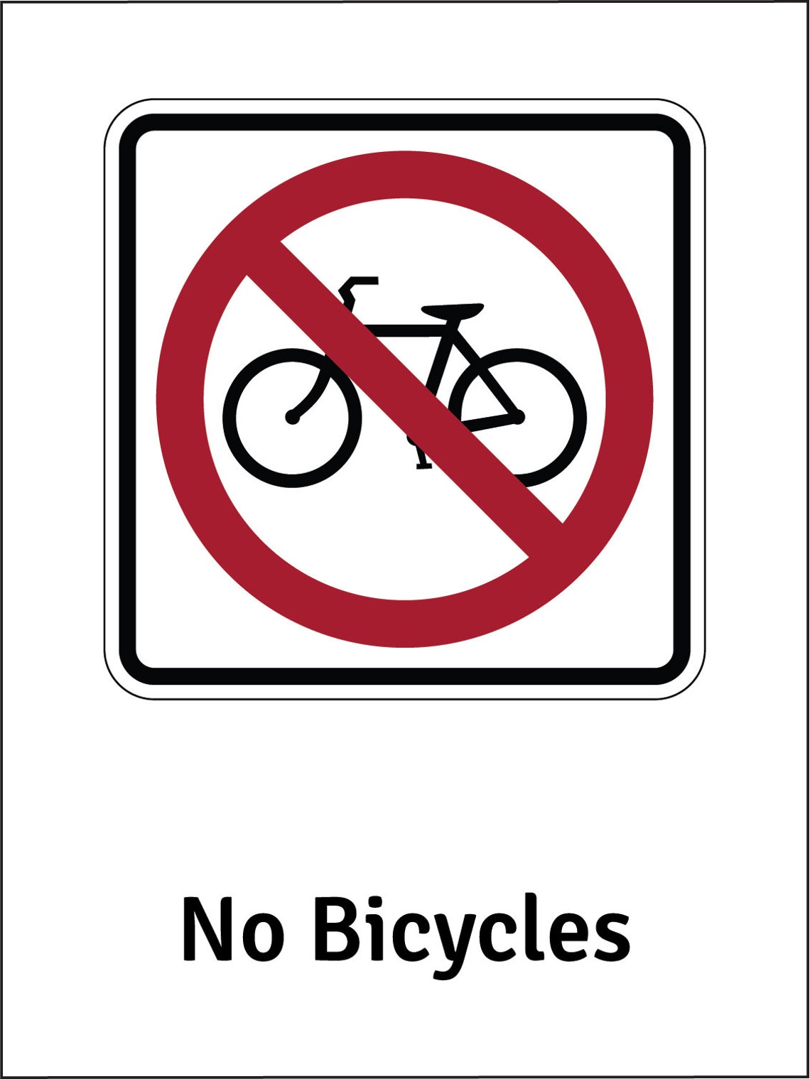 USA Pedestrian and Bicycle Signs, Road Signs Test Flash Cards ...