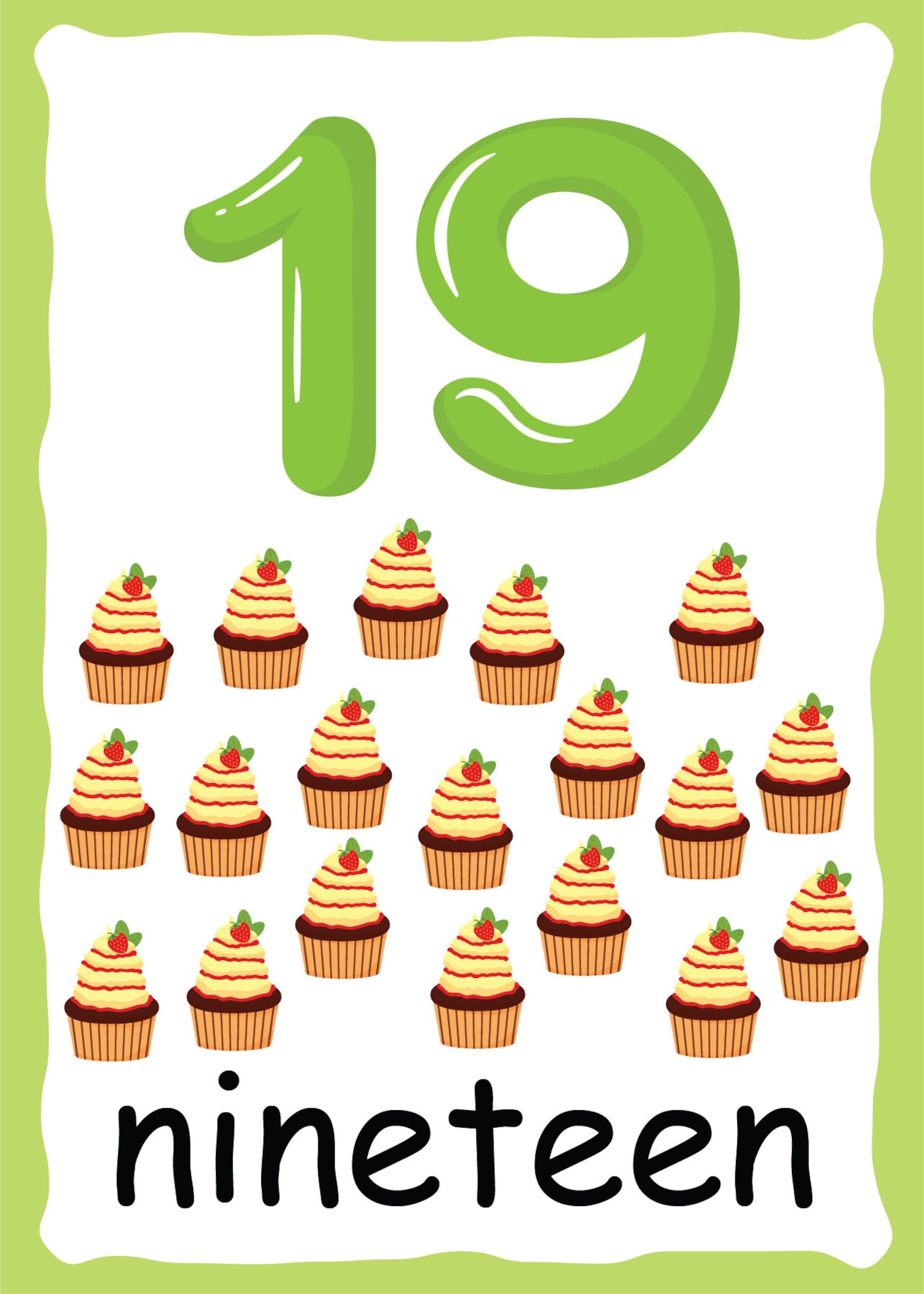 Number Flashcards 1-20, Numbers Flashcards, Learn to Count, Numbers 1 ...