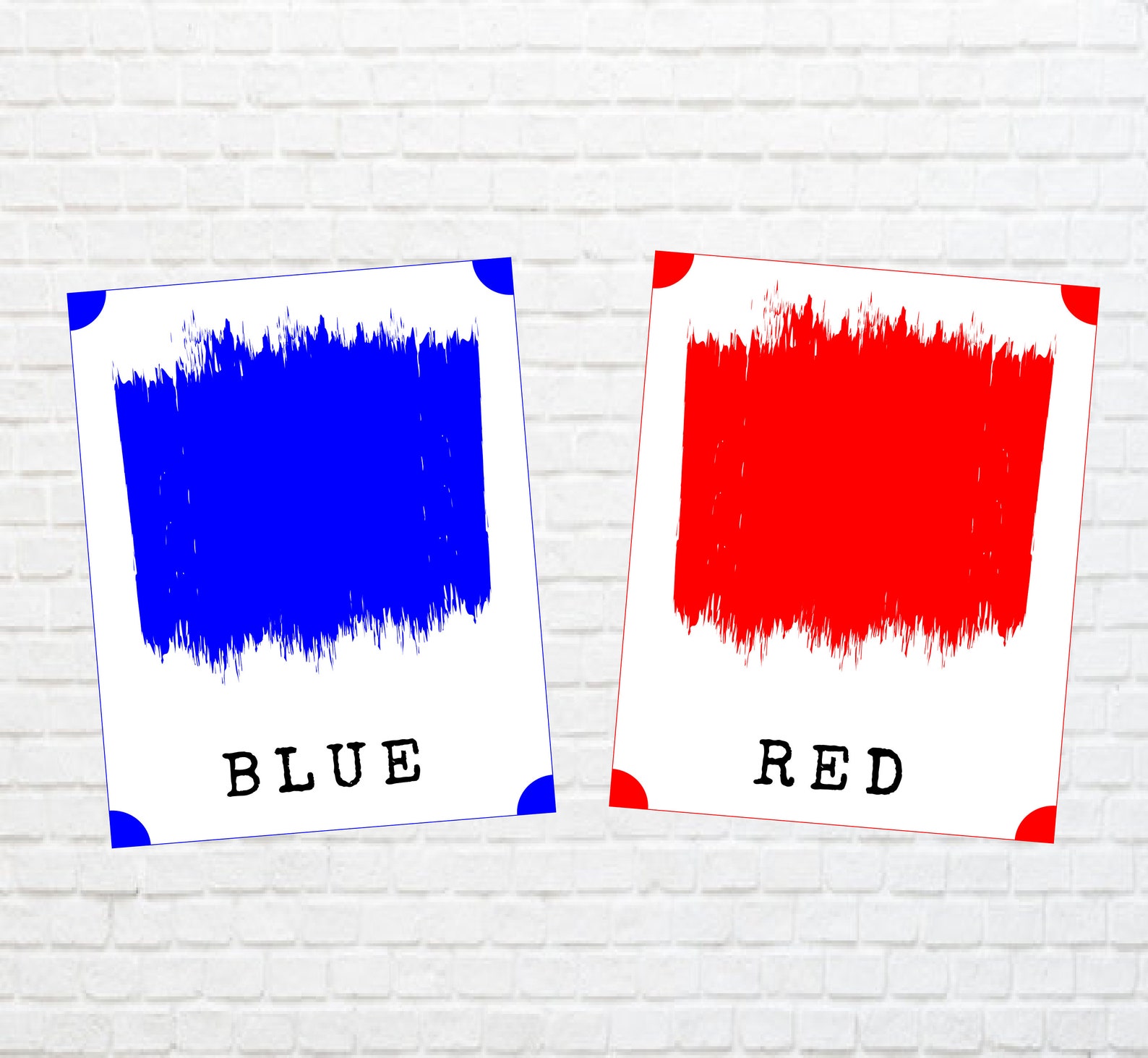 Colors Flashcards Printable, Colors Flashcards, Educational Material ...