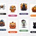 32 Halloween Flashcards, Halloween Words and Pictures, Halloween Party ...