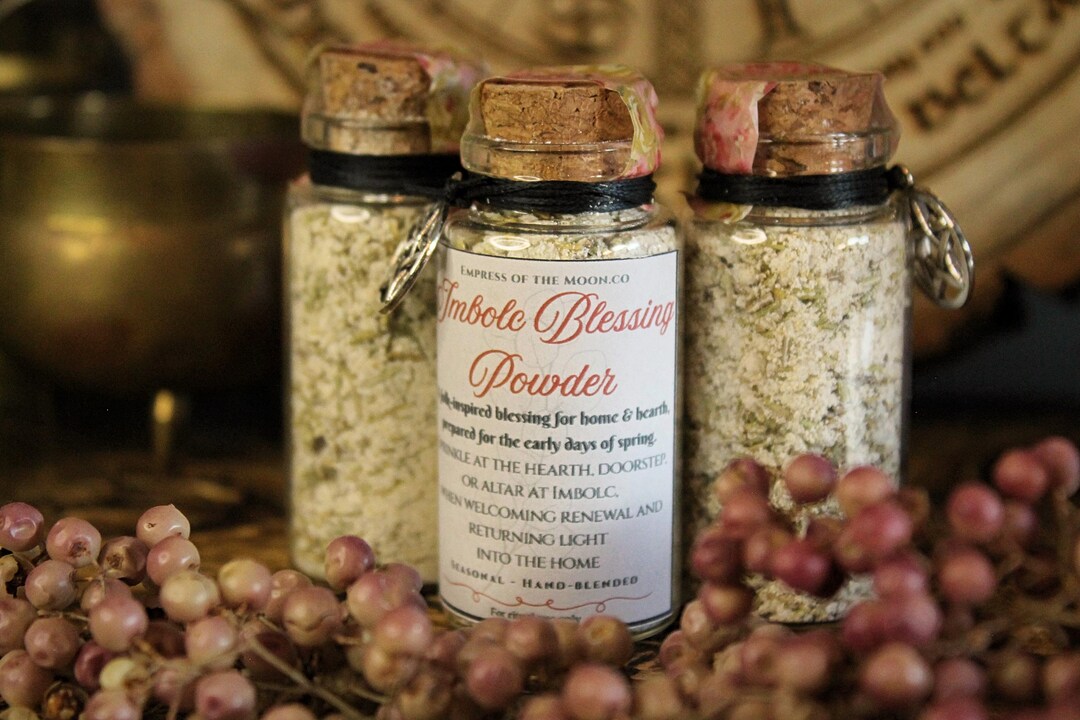 Imbolc Blessing Powder - Brigid Ritual Powder, Spring Renewal, Hearth ...