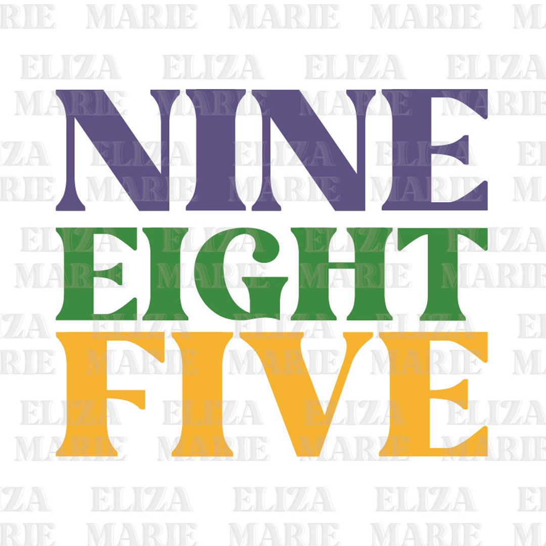 Nine Eight Five (985) - Svg/png/ai File - Etsy