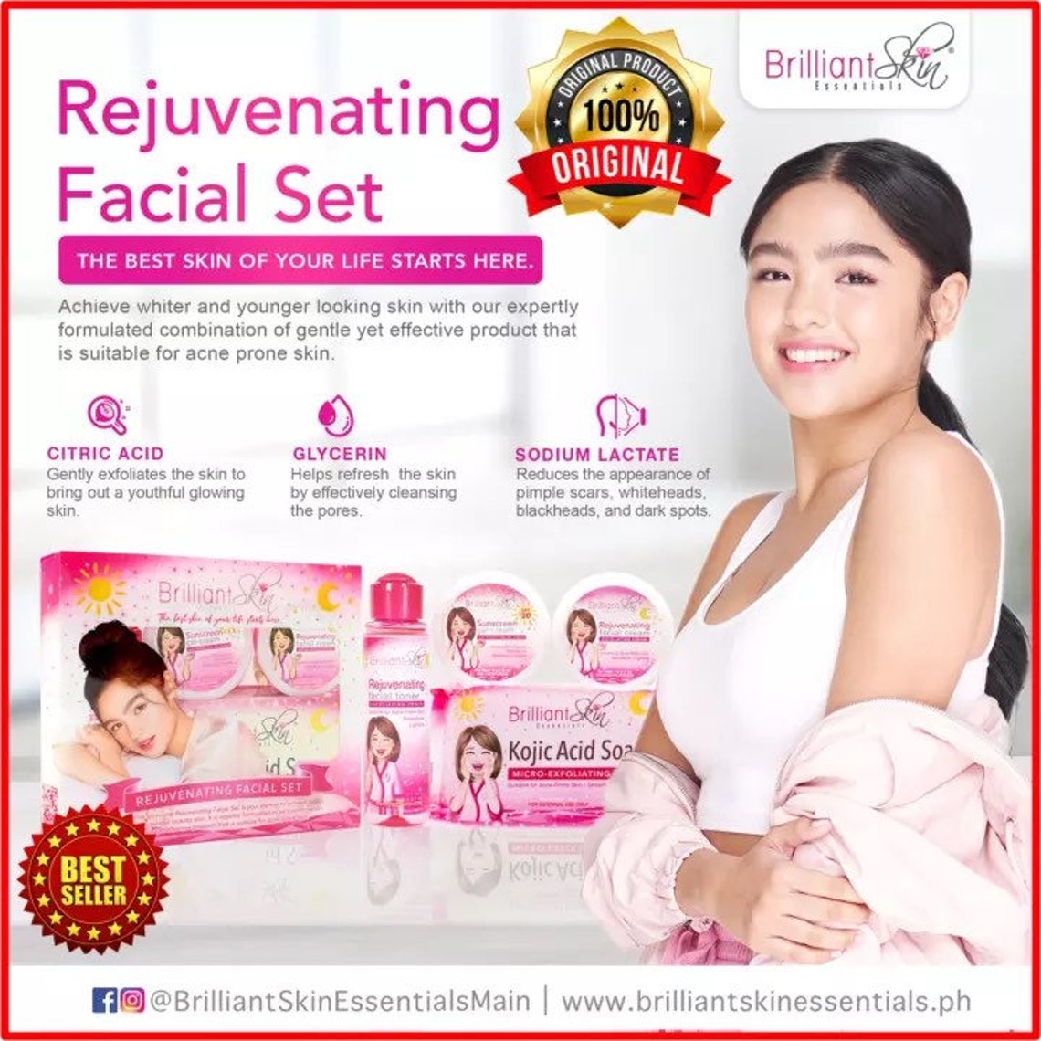 Brilliant Skin Essentials Rejuvenating Facial Set Etsy