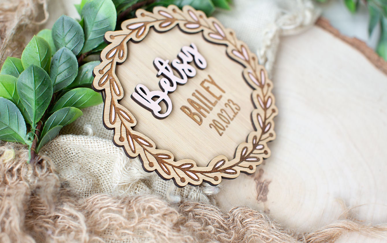 Hello World SVG | Hello World Baby Milestone Disc | Svg File | Laser ...