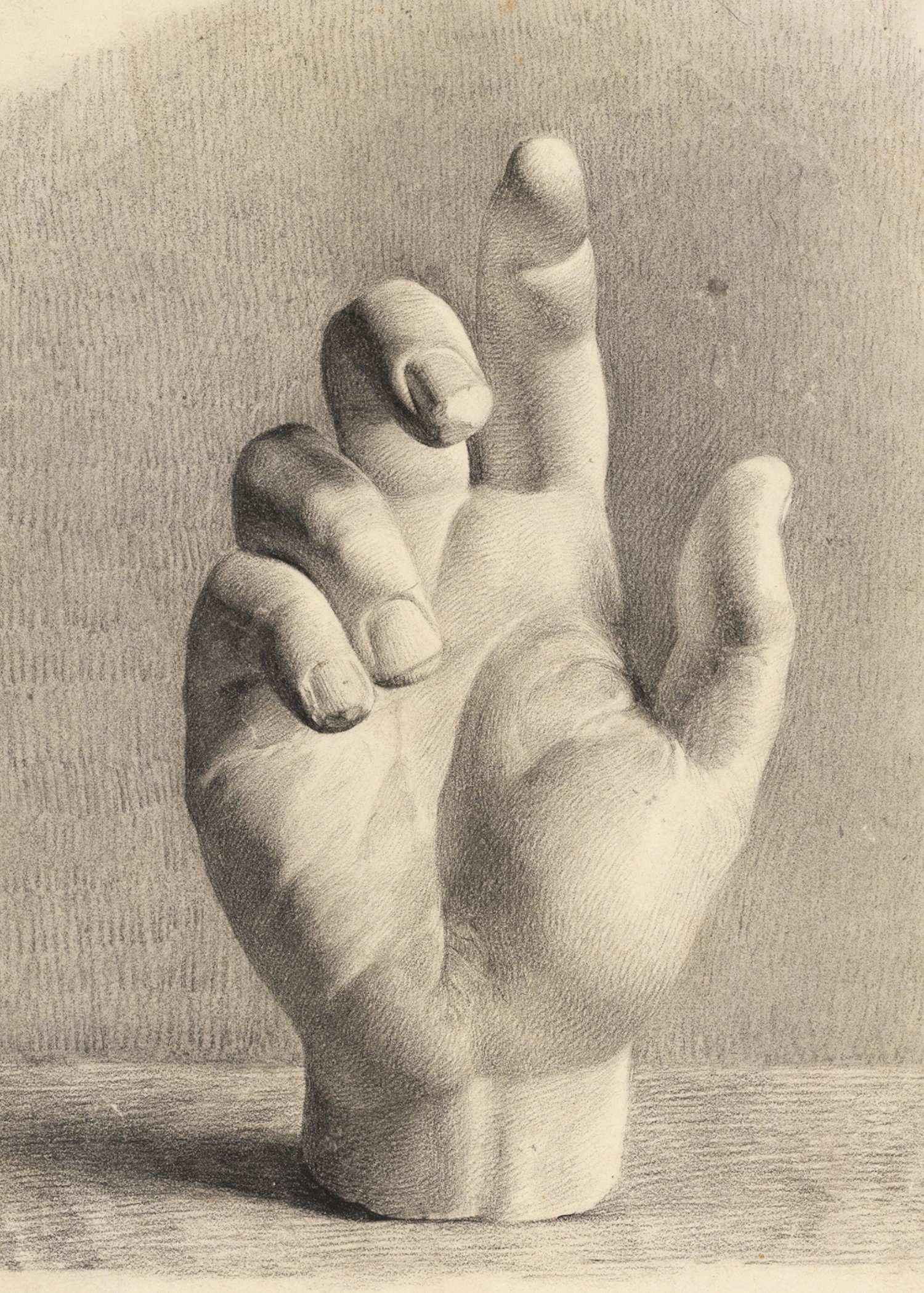 Vintage Sketch of Hand | Vintage Art Prints | Printable Art | Neutral ...