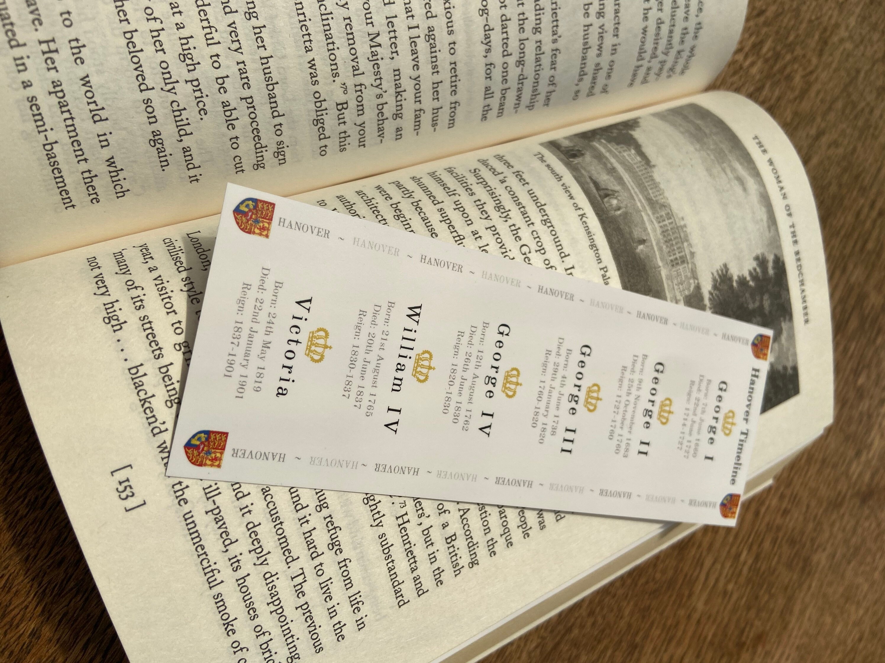 Historical Bookmarks British Monarch Timeline - Etsy UK
