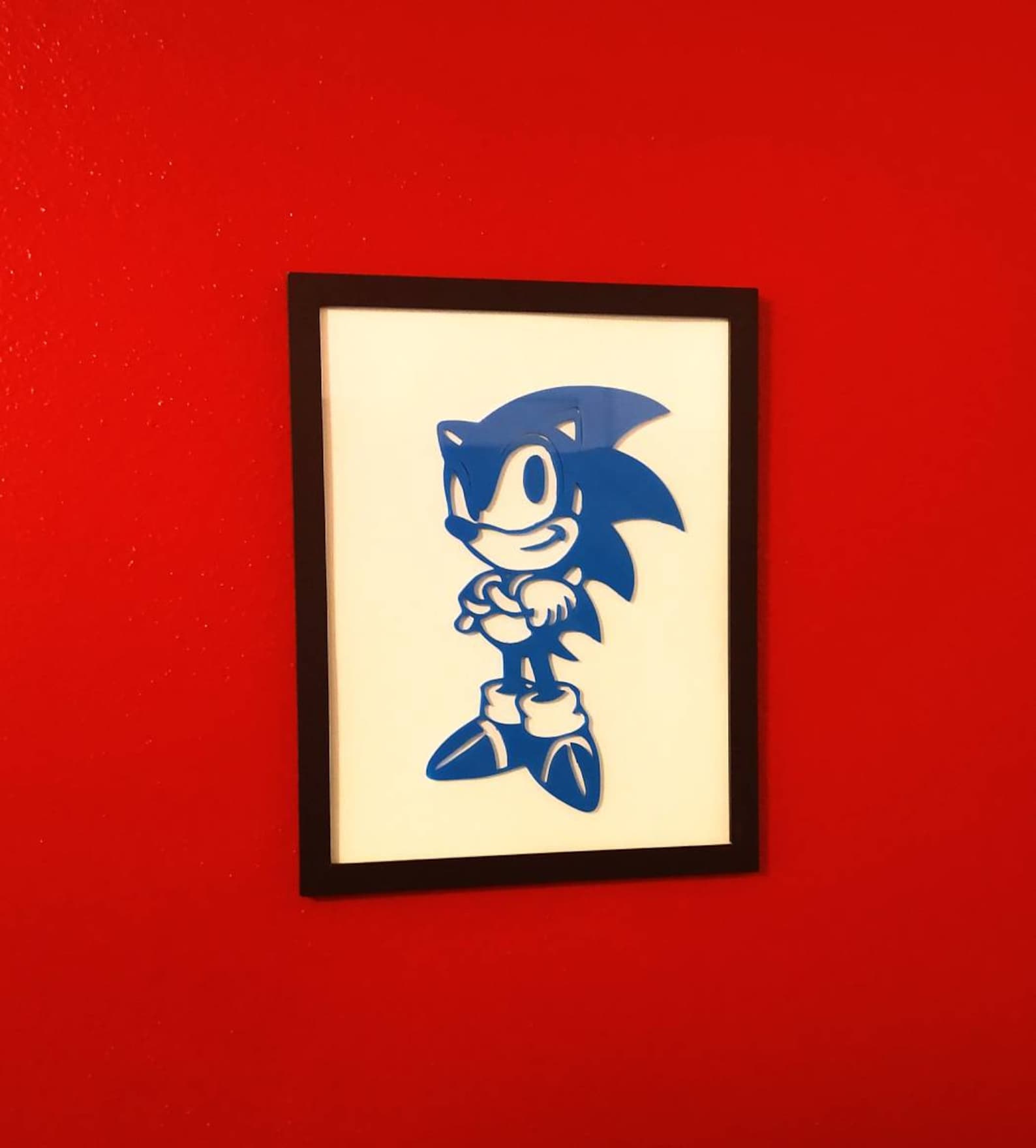 Sonic Wall Stencil 3D Printed - Etsy