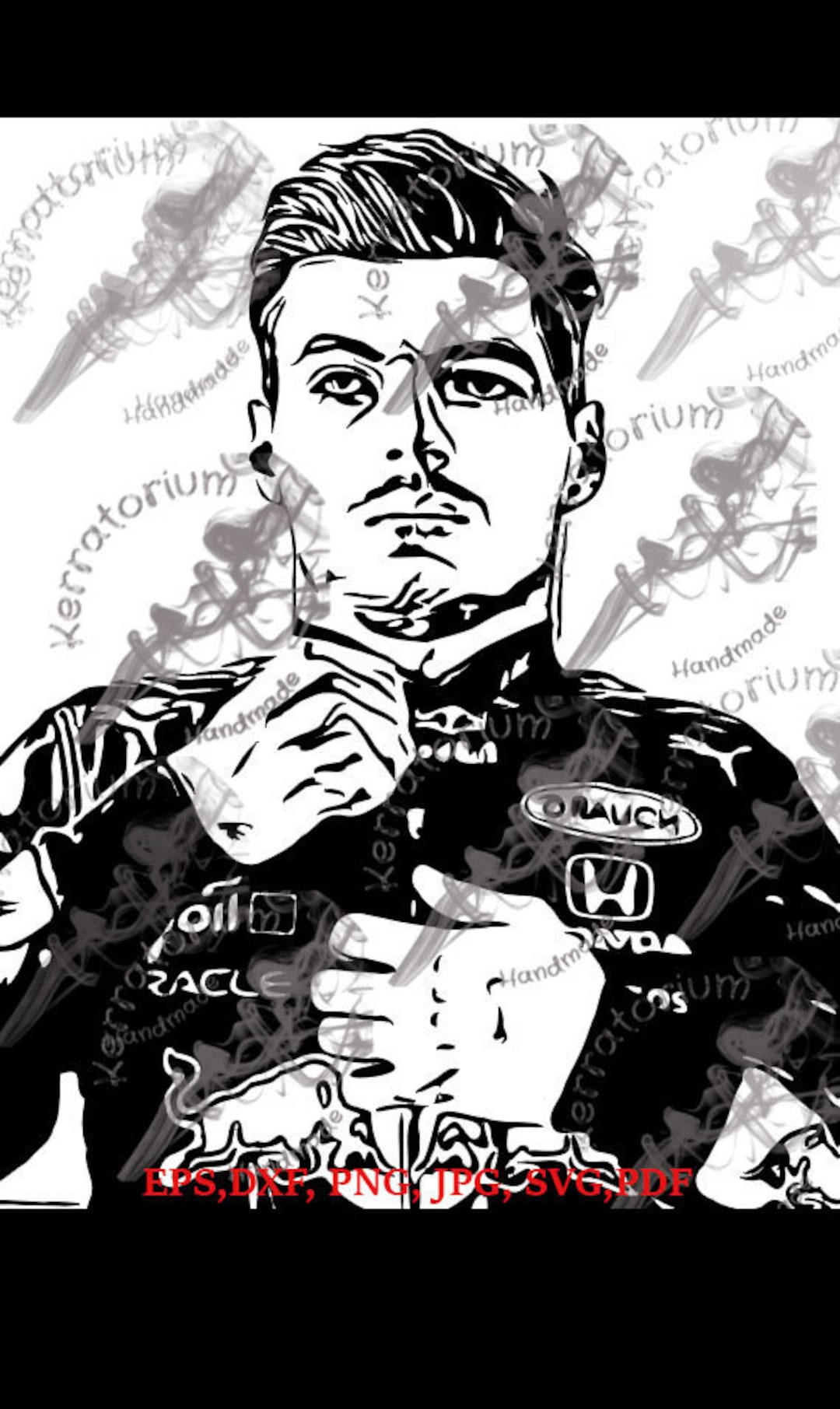 Formula 1, Racing Driver, Svg, Dxf, Jpg, Pdf, Png, Eps, Cut Print Files ...