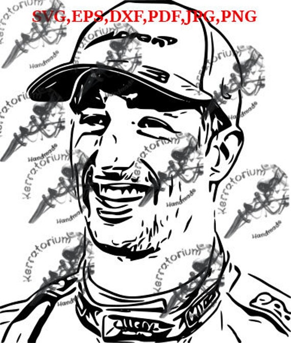Formula 1 Racing Driver Svg Dxf Jpg Pdf Png Eps Cut - Etsy