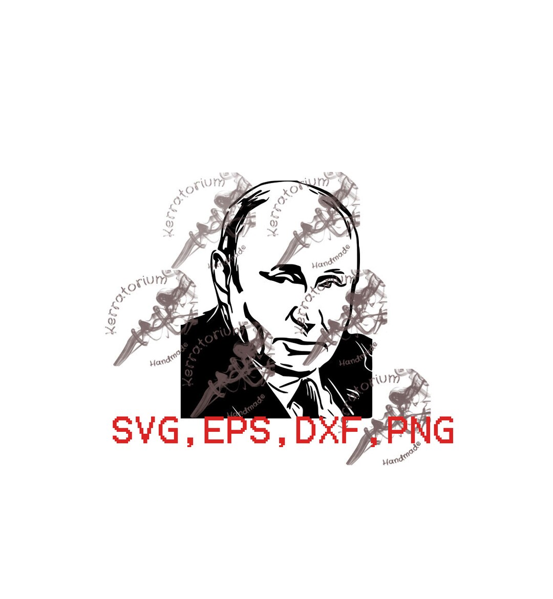 Putin, President, Russian, Russia, Svg,eps,dxf,png, Cut / Print Files ...