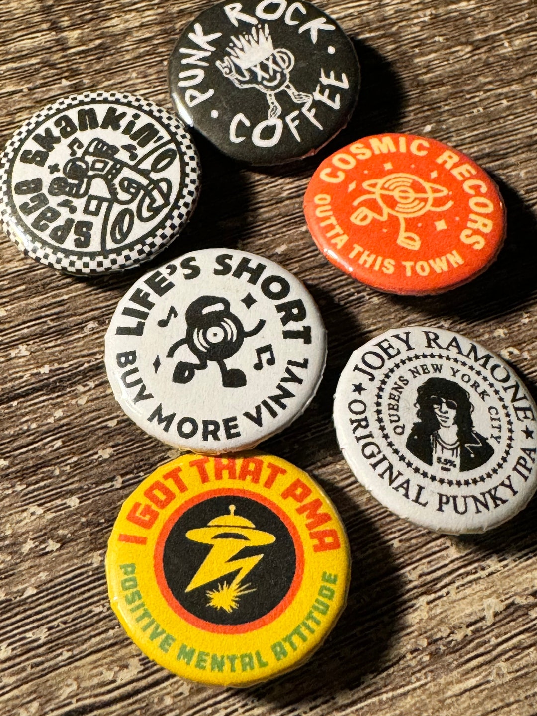 Music Inspired 25mm Button Badges (pack of 6) - Etsy