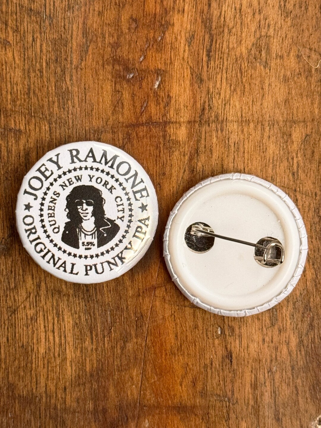 Joey Ramone Original Punky IPA 25mm Button Badge - Etsy