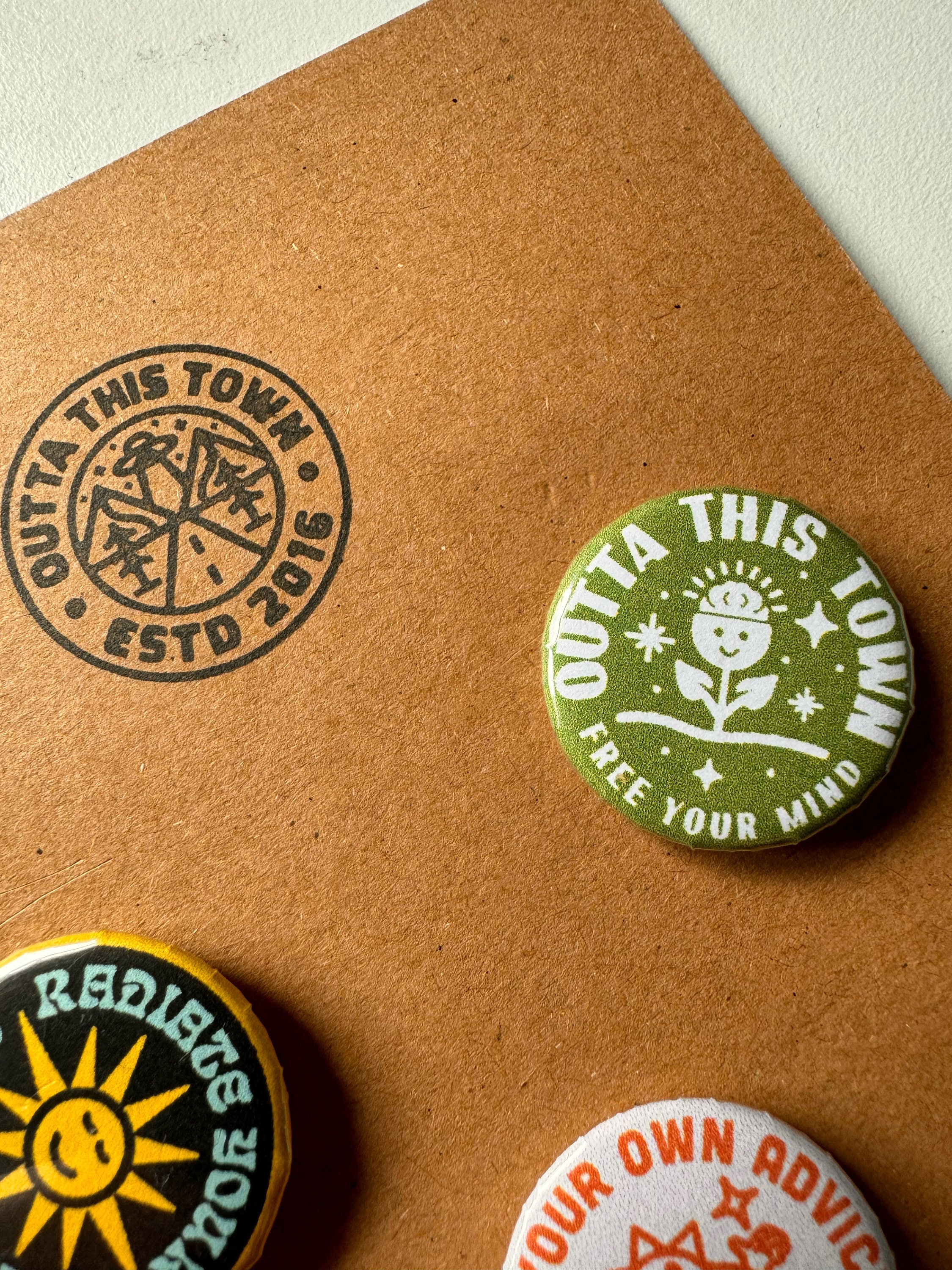 Positivity Inspired | 25mm Button Badges (pack of 5) - Etsy