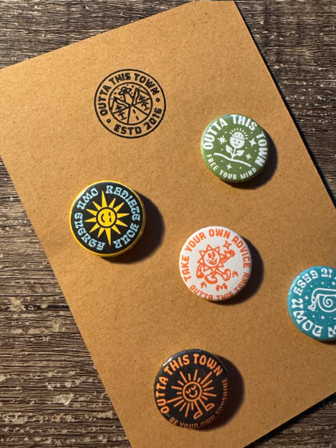 Positivity Inspired | 25mm Button Badges (pack of 5) - Etsy