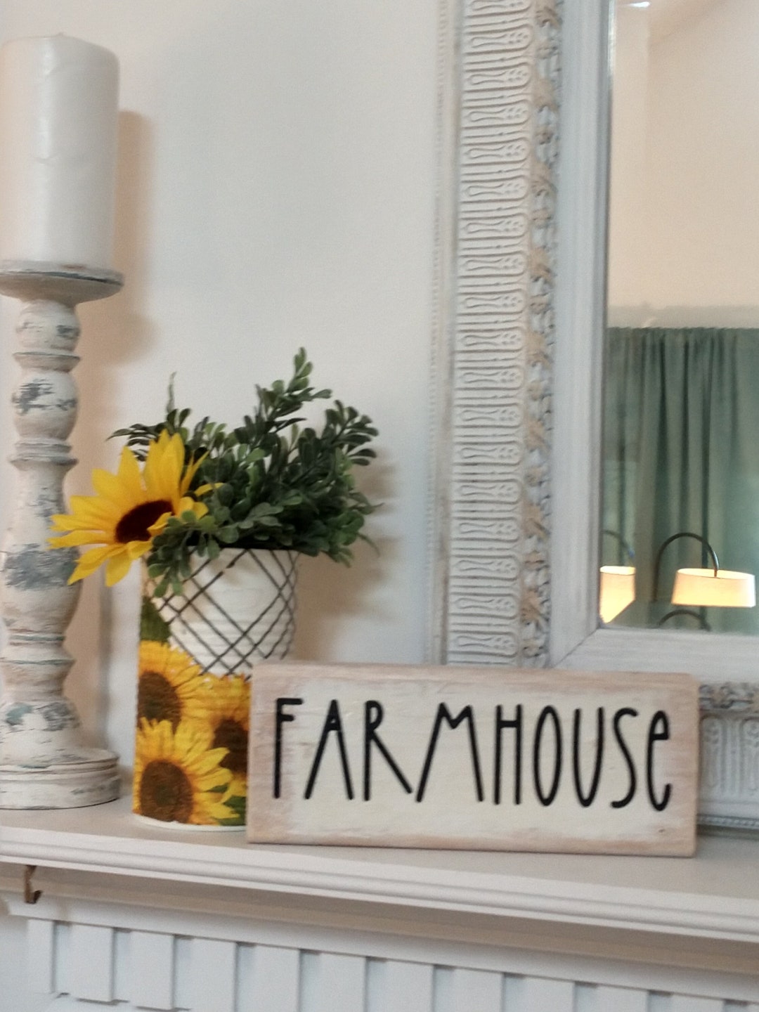 Farmhouse, Wood Sign, Vinyl Lettering - Etsy