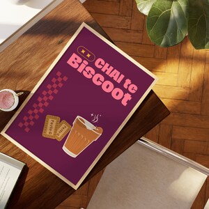 Chai Te Biscoot Art, Chai Art, Tea Art Print, Indian Art, Punjabi Art ...