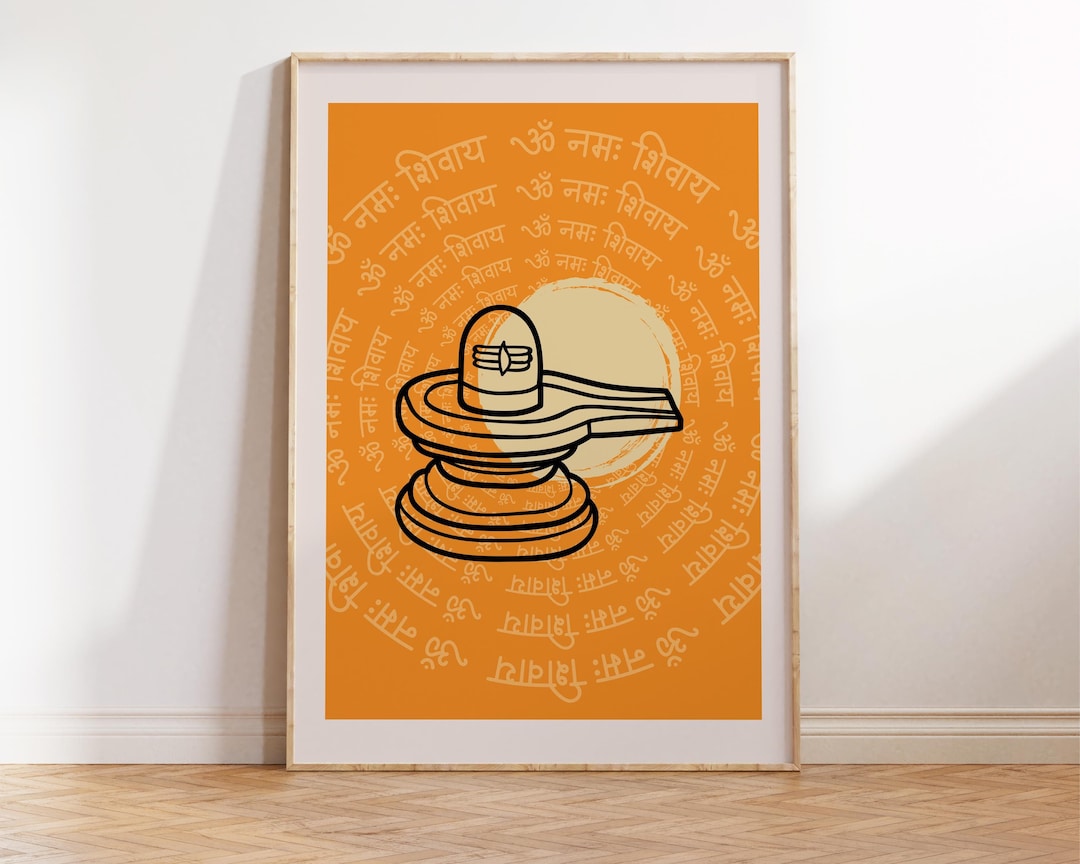Lord Shiva Art Print, Shiva Wall Art, Hindu God Art, Hindu Artwork ...