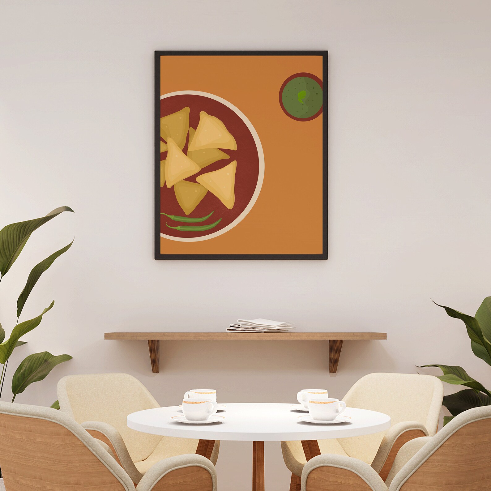 Samosa Art Modern Asian Kitchen Decor Pop Art India Food - Etsy