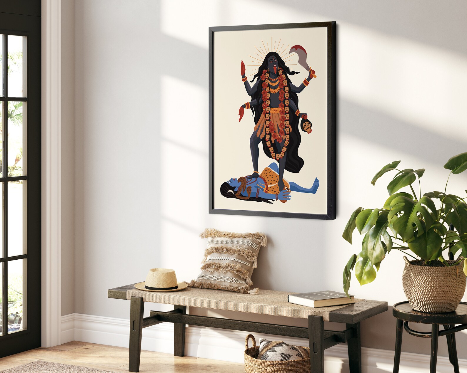 Buy Goddess Kali Art, Kali Maa, Mahakali Print, Parvati, Shakti, Hindu ...