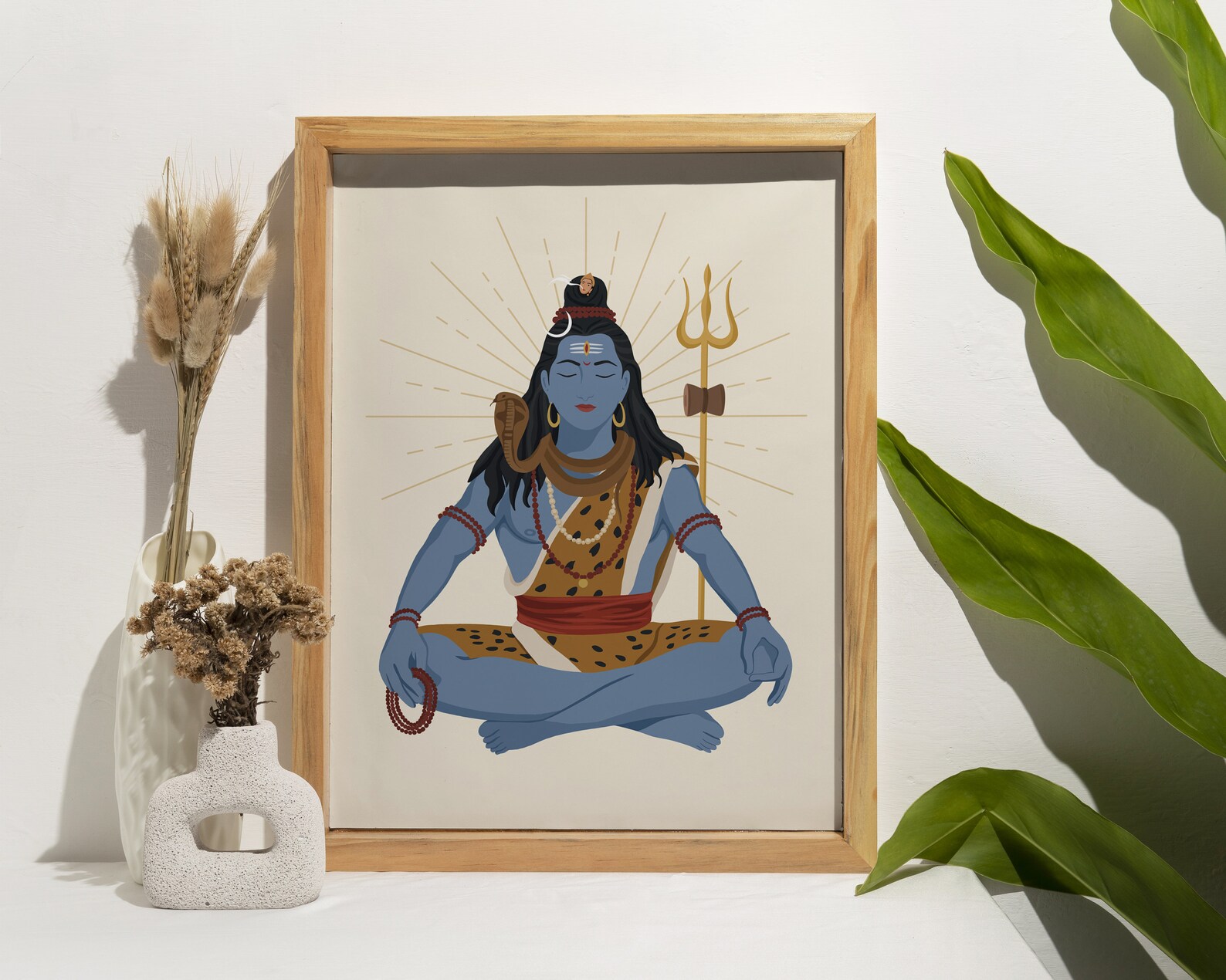 Lord Shiva Art Print Shiva Wall Art Hindu God Art Hindu - Etsy